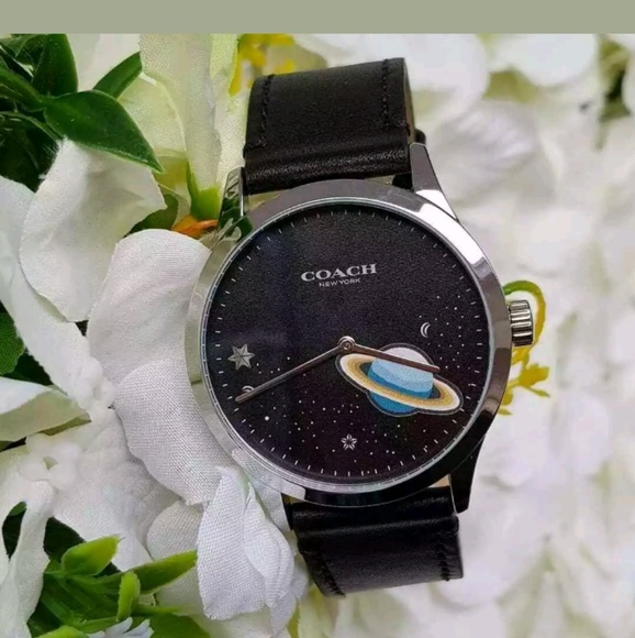 Coach | Accessories | Coach Limited Edition Nasa Men Black Leather ...